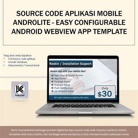 jual source code aplikasi mobile androlite easy configurable android