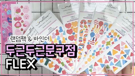 바인더와 랜덤팩으로 Flex한 두근두근문구점 하울 스티커하울 날아라유니콘 윤구 사자의 다락방 람찌네 소품샵 문구하울 Youtube