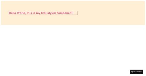 styled components codesandbox
