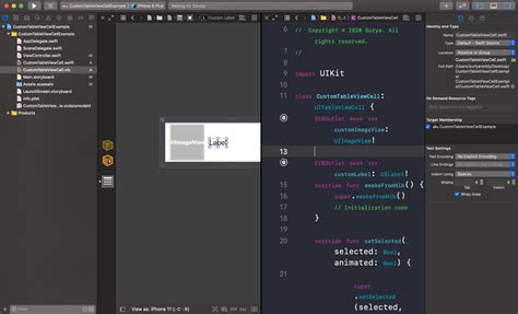 Building A Custom Tableviewcell In Xcode With Swift — Beginners Guide