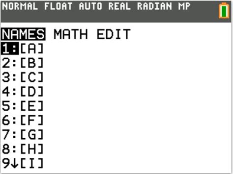 Using Variable Names