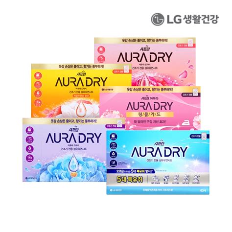 [lg생활건강] 샤프란 테크 외 시트 세제 섬유유연제 건조기시트 모음전 티몬