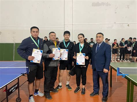 Regional Champions Abay In Table Tennis Smu Ncjsc Semey Medical