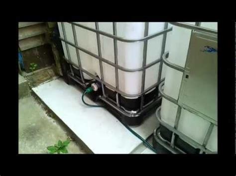 IBC Water Harvesting System For Drip Feed Irrigation System YouTube