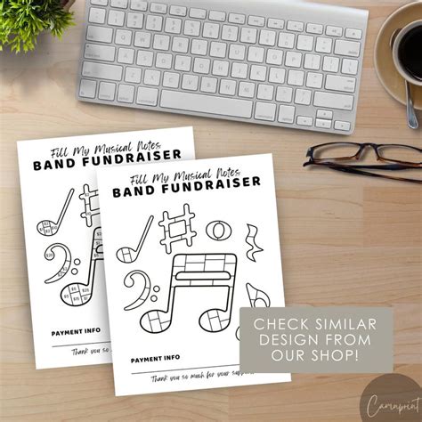 Fill My Musical Notes Band Fundraiser Music Fundraiser For Marching