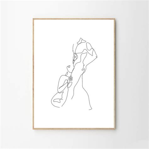 Sex Line Art Etsy