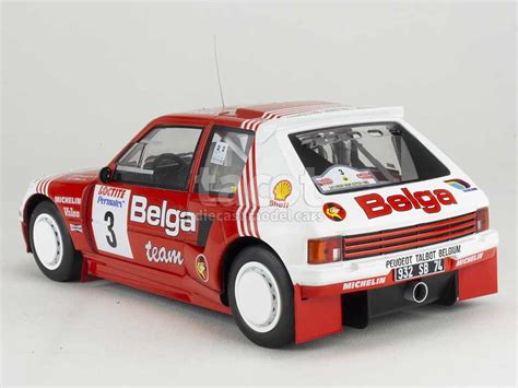 Peugeot 205 T16 Rally Ypres 1985 Ixo 118 Autos Miniatures Tacot