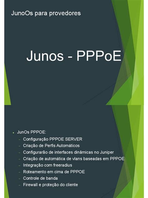 Junos Pppoe X Pdf Firewall Computing Radius