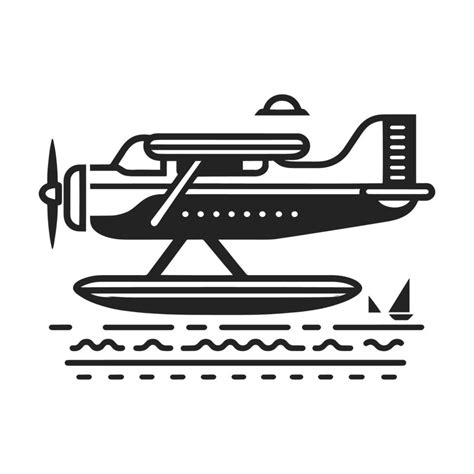 Float Plane Outline Illustration 48035237 Vector Art At Vecteezy