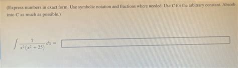 Solved Express Numbers In Exact Form Use Symbolic Notation