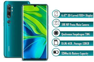 Mi Note 10 Price And Specifications Choose Your Mobile