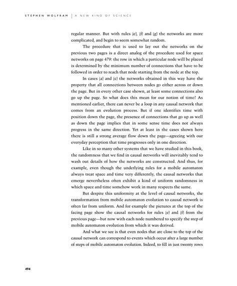 Time And Causal Networks A New Kind Of Science Online By Stephen