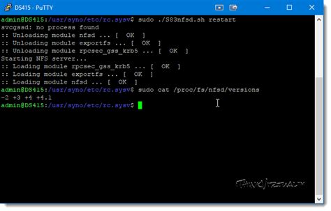 VSphereSynologyNFS V IThinkVirtual