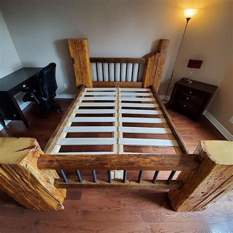 Barn Beam Bed Frame The Best Picture Of Beam