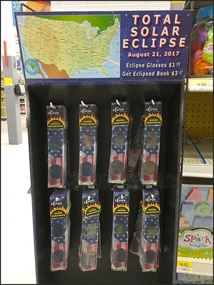 Total Solar Eclipse Sunglasses Powerwing Fixtures Close Up