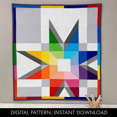 17 Beautiful Rainbow Quilt Patterns