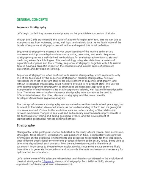 Classic Sequence Stratigraphy Pdf