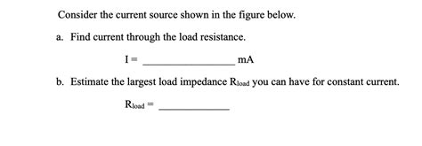 Solved Consider The Current Source Shown In The Figure