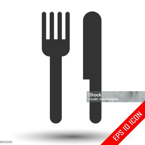 포크와 나이프 아이콘입니다 포크와 나이프 흰색 배경에 고립의 간단한 로고 레스토랑 기호입니다 벡터 일러스트입니다 0명에 대한