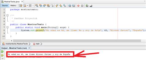 Varios Métodos Para Mostrar Datos Por Pantalla En Java Proyecto A