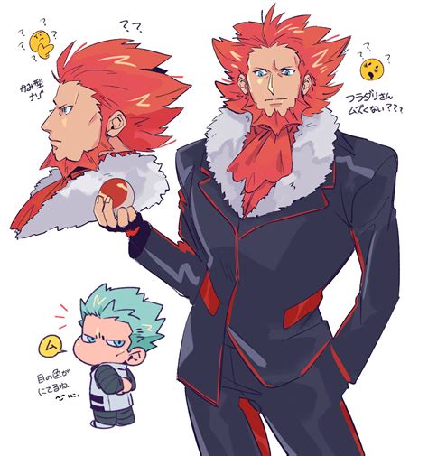 Lysandre And Cyrus Pokemon And More Drawn By Green Grimy Danbooru