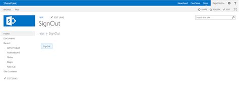 Completely Sign Out In SharePoint