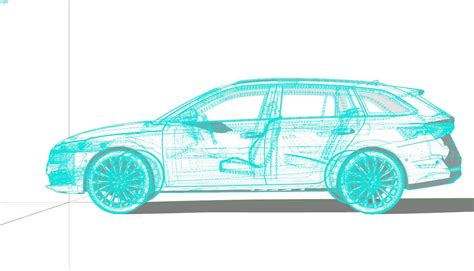 Skoda Octavia Combi 2022 3d Model By Alphagroup