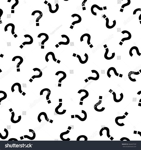 Question Mark Seamless Pattern Vector Seamless Stock Vector Royalty Free 684407599 Shutterstock