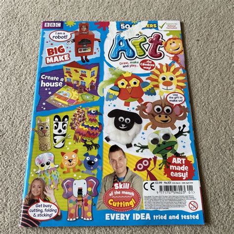 Cbeebies Art Magazine 101 Magazine Only £331 Picclick Uk