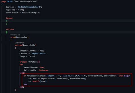 how to use media data types in business central business central geek