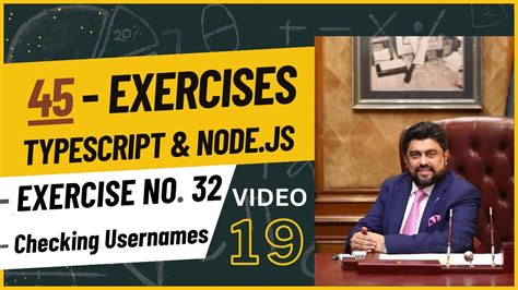 Video19 Assignment Of 45 Exercises With Typescript And Nodejs Governor Sindh It Course It