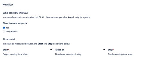 Setting Up Slas Jira Service Management Data Center And Server 4 21 Atlassian Documentation