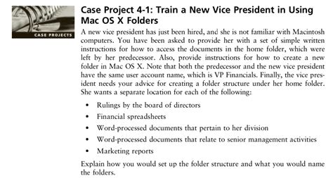 solved case projects case project 4 1 train a new vice