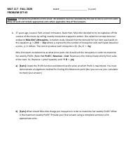 Problem Set 3 Pdf MAT 117 FALL 2020 PROBLEM SET 3 NAME 1 Point Directions Complete The