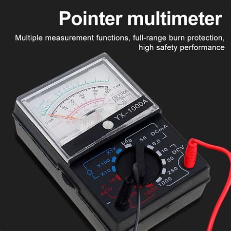 Jual Mantools Multimeter Analog Mini Kabel Multitester Presisi Tombol Pointer Zeroing