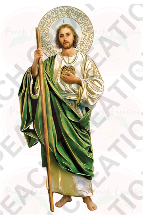 San Judas Tadeo Png File Ready To Download Read Discription Etsy