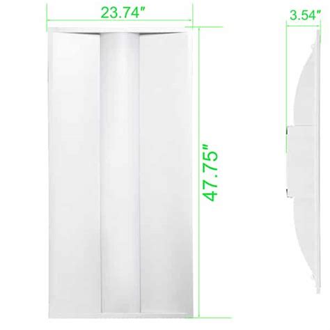 2x4 Led Troffer Light Fixture Dimmable Lay In Ceiling Lights 5000k