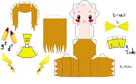 Chibi Papercraft Pikachu Babies Anime Paper Anime Crafts Paper Crafts