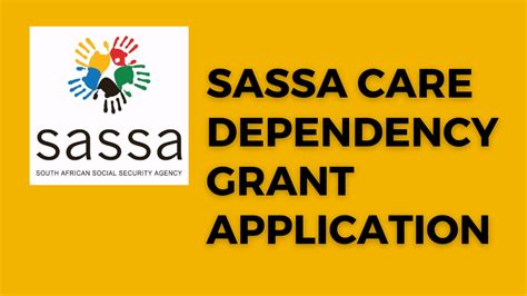 Sassa Care Dependency Grant Requirements How To Apply