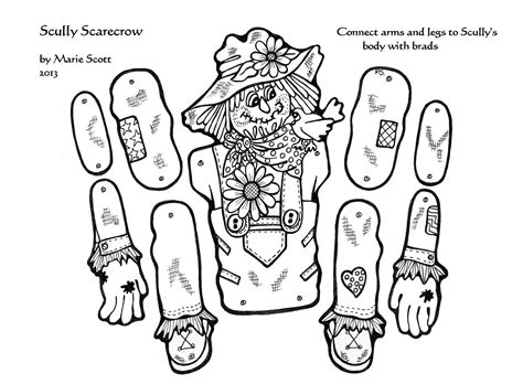 Scarecrow Template Printable Printable Multiplication Tables