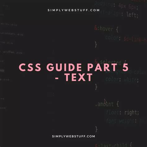 How To Make HTML Text Stylish Using CSS