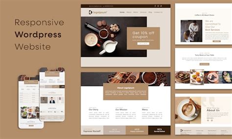 design and develop responsive wordpress website by logoflow fiverr