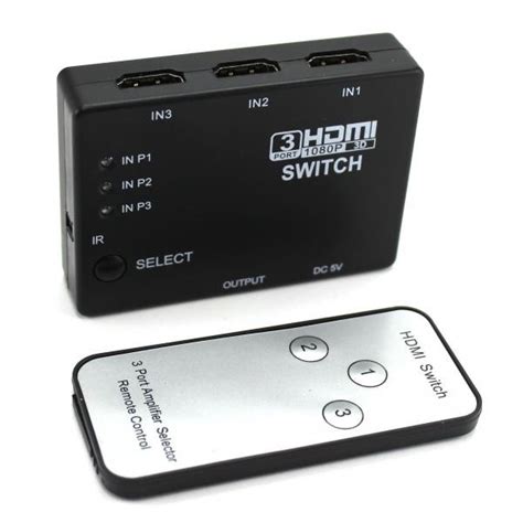 Jual Hdmi Switch 3 Port Full Hd 1080p With Remote Hdmi Switcher Hdmi