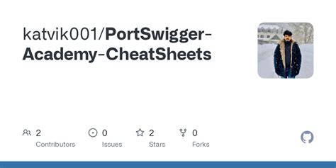 Github Katvik001portswigger Academy Cheatsheets