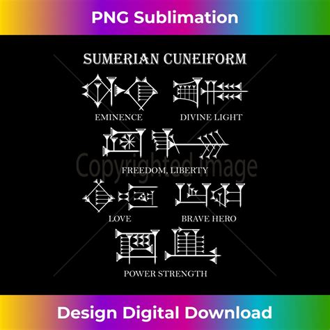 Sumerian Cuneiform Script Writing Minimalist Sublimation D Inspire Uplift