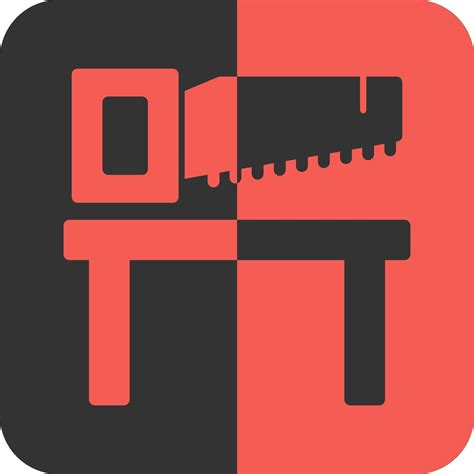 Workbench Red Inverse Icon 39511574 Vector Art At Vecteezy