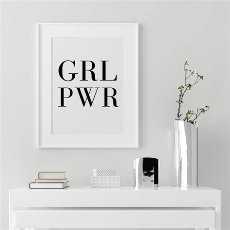 Girl Power Sign Grl Pwr Sign Girl Power Svg Grl Pwr Svg Girl Power