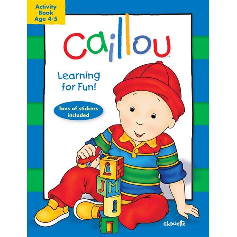 Buy Caillou Learning For Fun Age 4 5 Activity Book In Uae Mumzworld