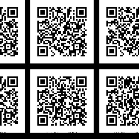 3 4 Sis Of Proposed Scheme For 4 H Qr Code A D Four Cover Qr