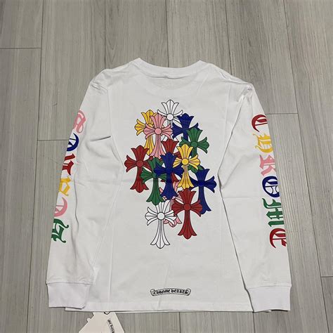 Chrome Hearts White Long Sleeve Size S Dm Before Depop